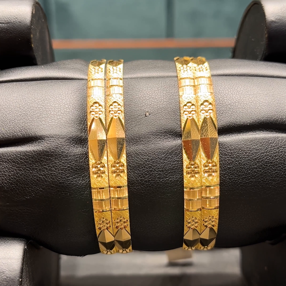 CMR 52.218gms BANGLES 22K Yellow Gold – BangaruRani