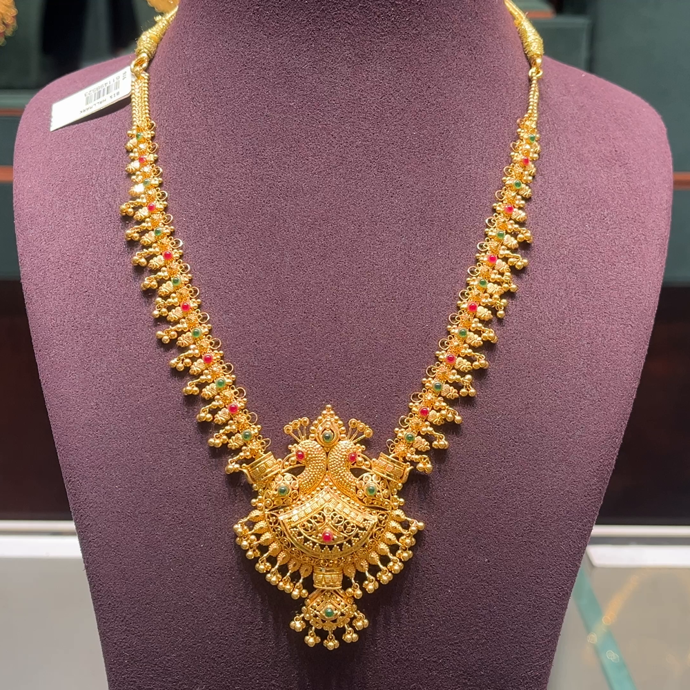 CMR 33.789gms NECKLACE 22K Yellow Gold – BangaruRani