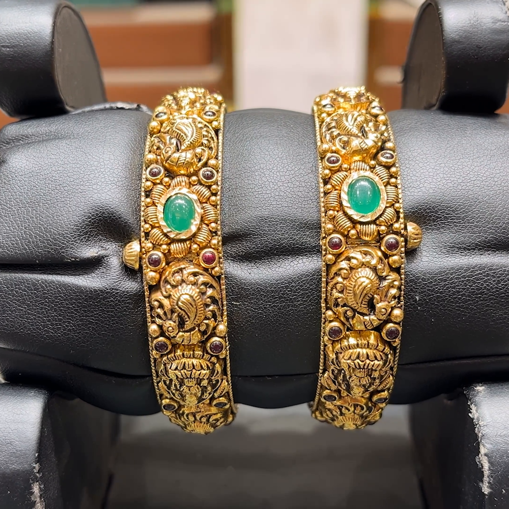CMR 40.479gms BANGLES 22K Yellow Gold – BangaruRani