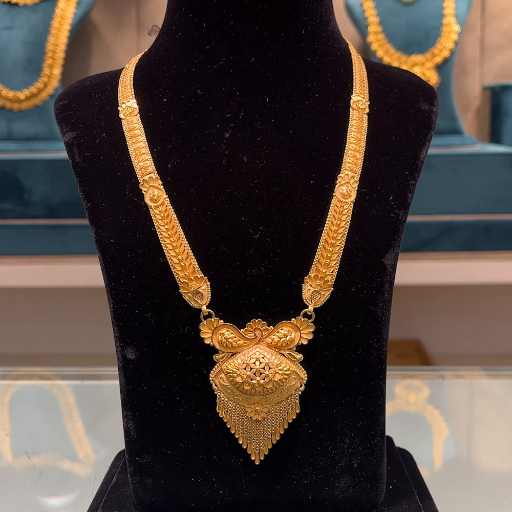 Anu Jewellers 39.107gms HARAMS 22K Yellow Gold – BangaruRani
