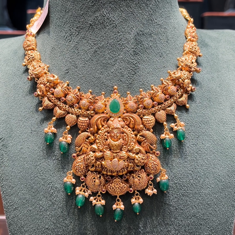 CMR 33.04gms NECKLACE 22K Yellow Gold – BangaruRani