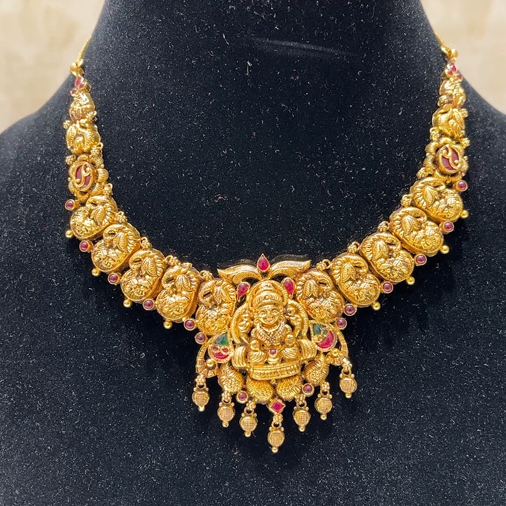 MUKUNDA JEWELLERS 25.038gms NECKLACE 22K Yellow Gold – BangaruRani