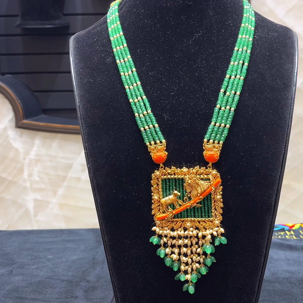 SOUTH INDIA 27.28gms HARAMS 22K Yellow Gold – BangaruRani