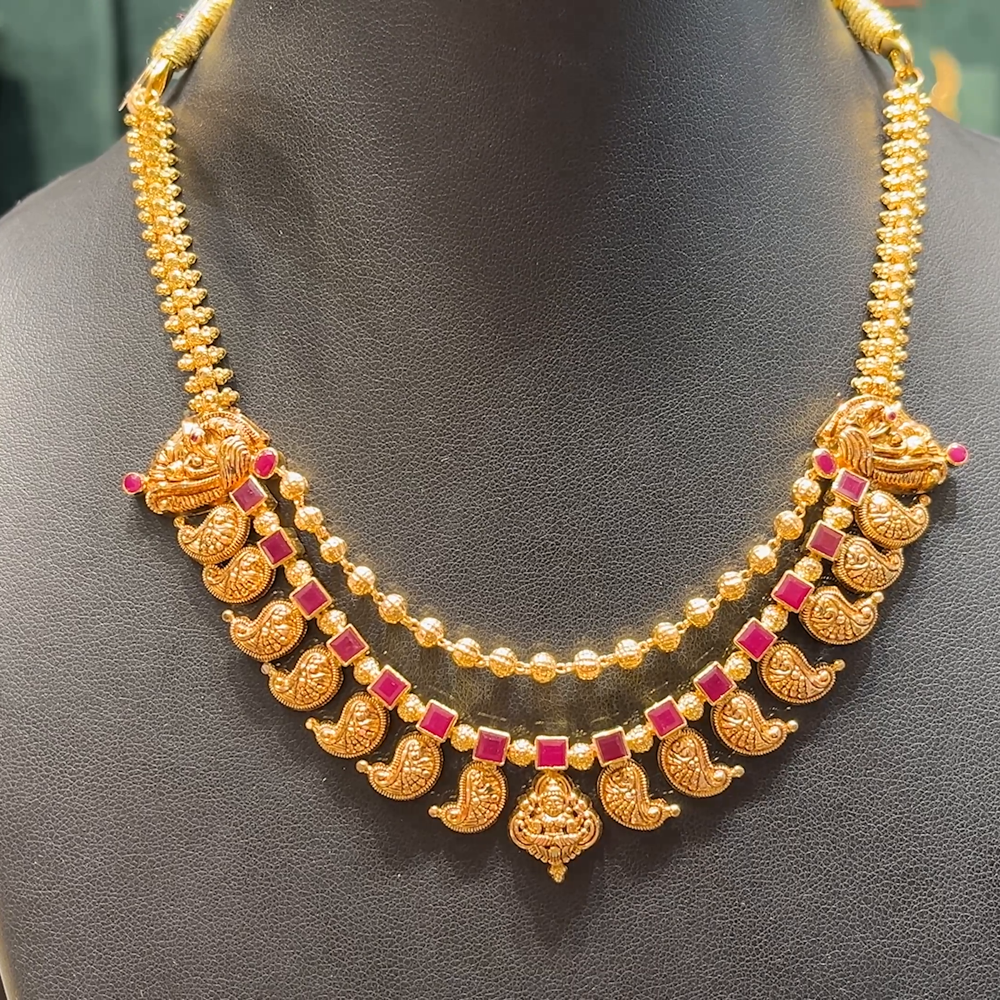 CMR 16.308gms NECKLACE 22K Yellow Gold – BangaruRani