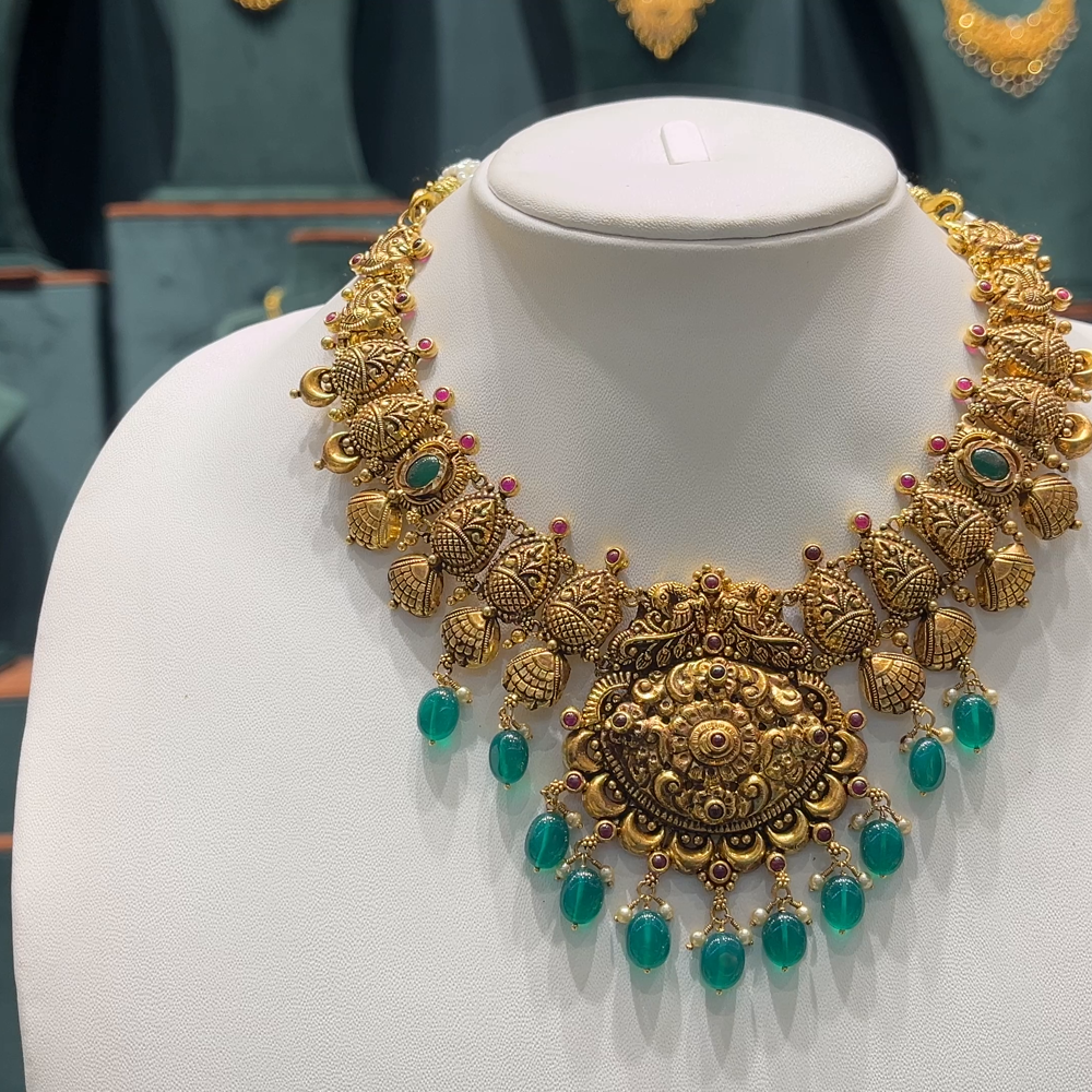 CMR 33.643gms NECKLACE 22K Nakshi – BangaruRani