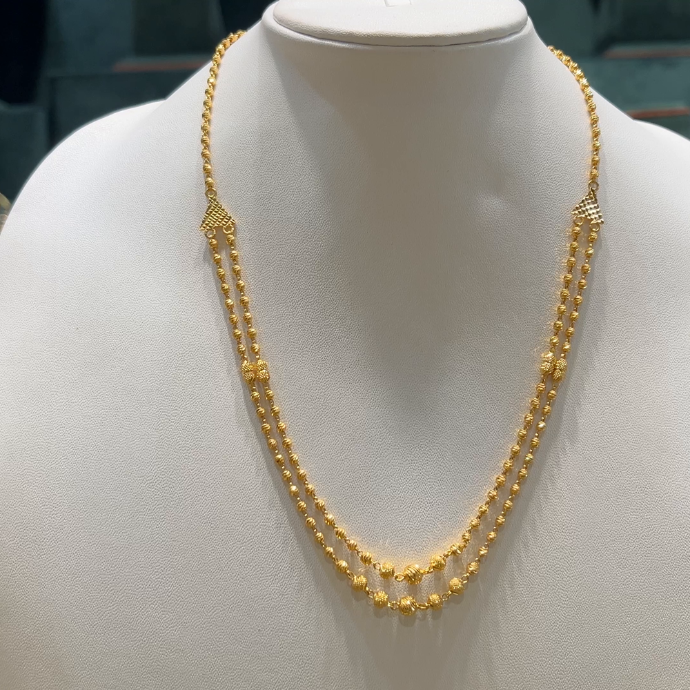 CMR 16.032gms NECKLACE 22K Yellow Gold – BangaruRani