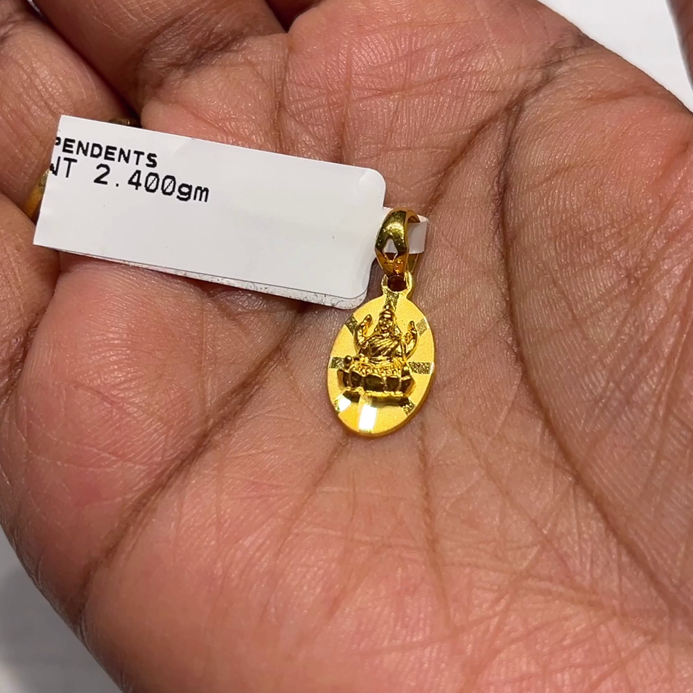 CMR 2.4gms Pendent 22K Yellow Gold – BangaruRani