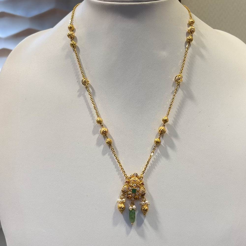 SRI RAM 13.031gms CHAINS 22K Nakshi – BangaruRani