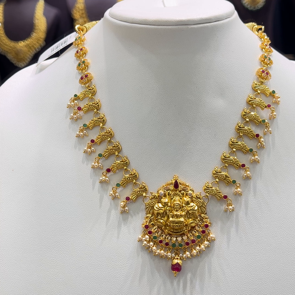 CMR 16.472gms NECKLACE 22K Nakshi – BangaruRani