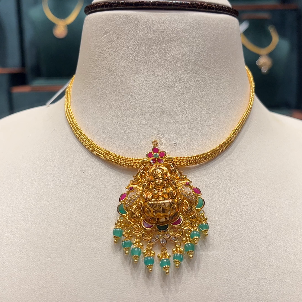 CMR 16.484gms NECKLACE 22K Yellow Gold – BangaruRani