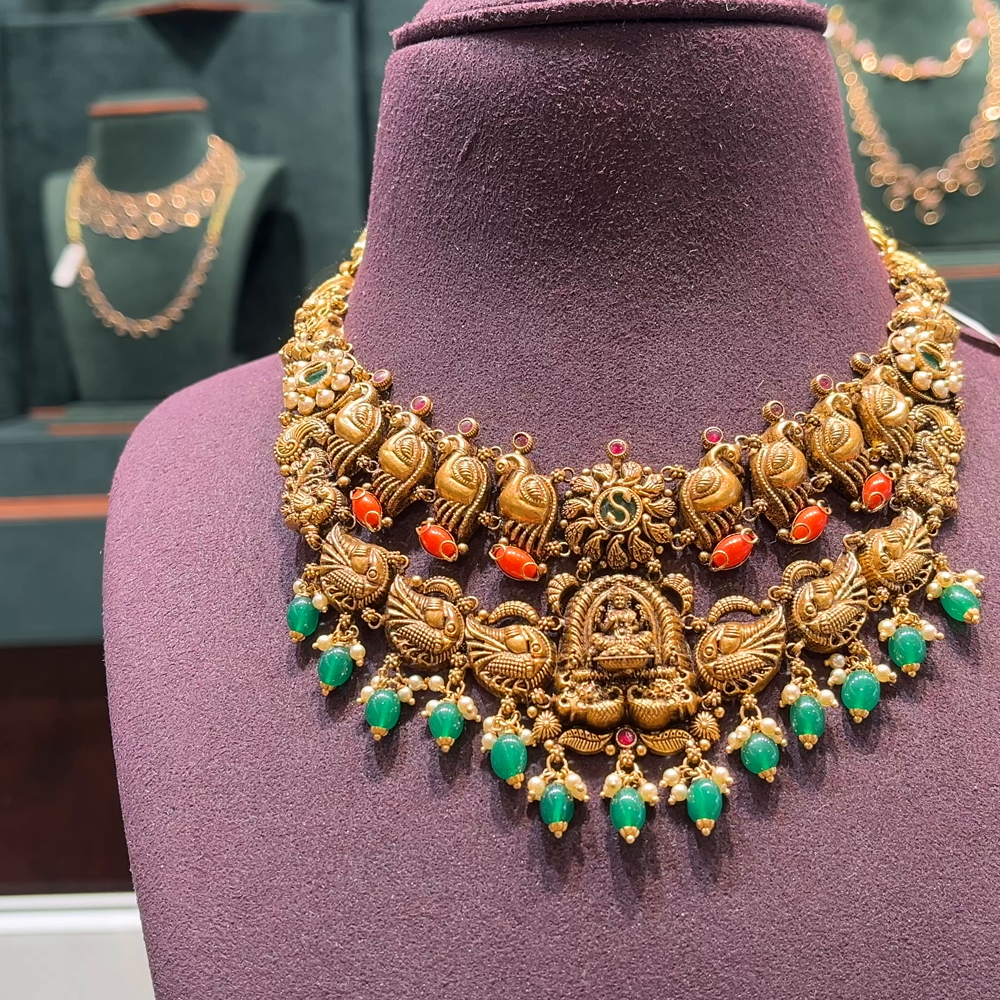 CMR 33.932gms NECKLACE 22K Nakshi – BangaruRani