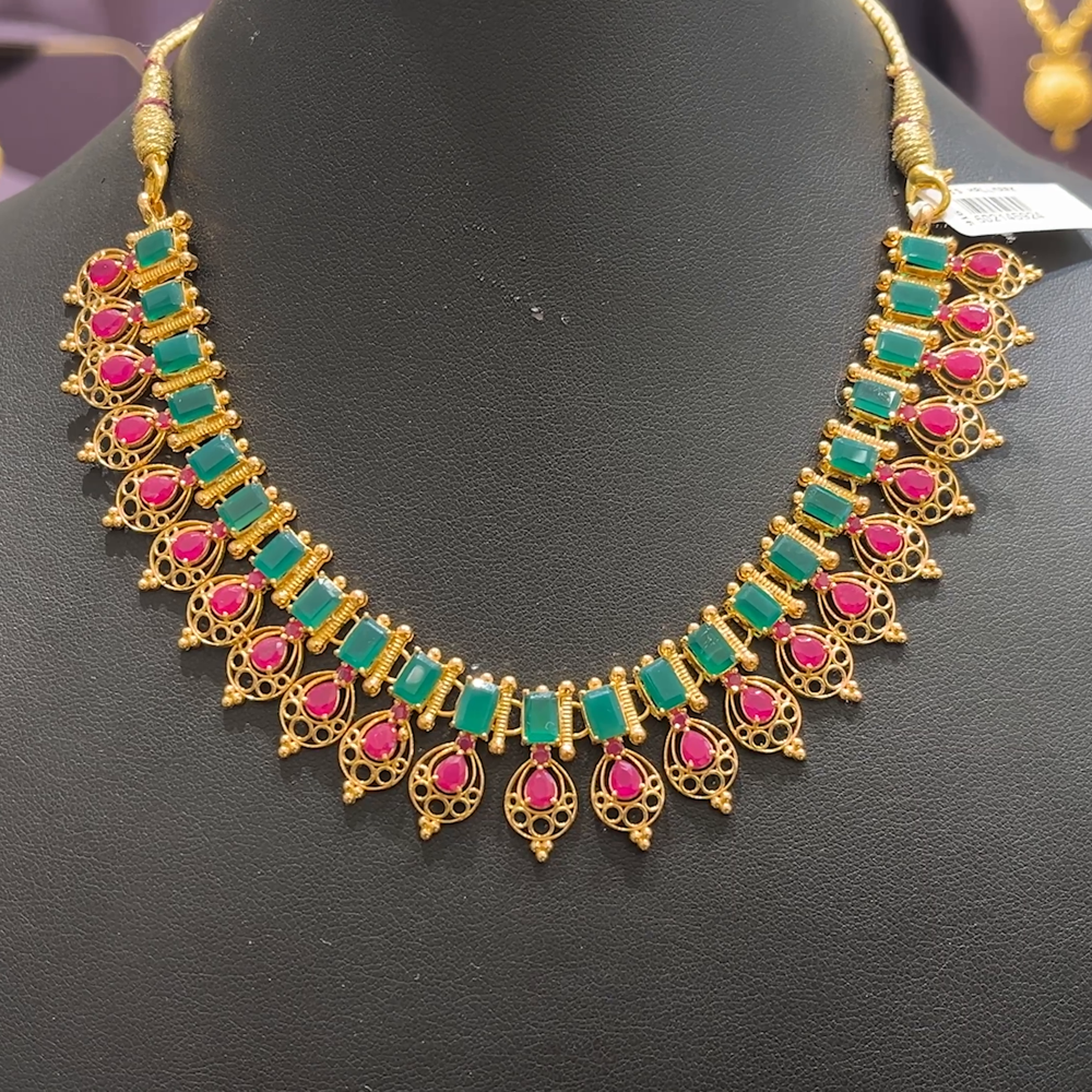CMR 33.566gms NECKLACE 22K Yellow Gold – BangaruRani